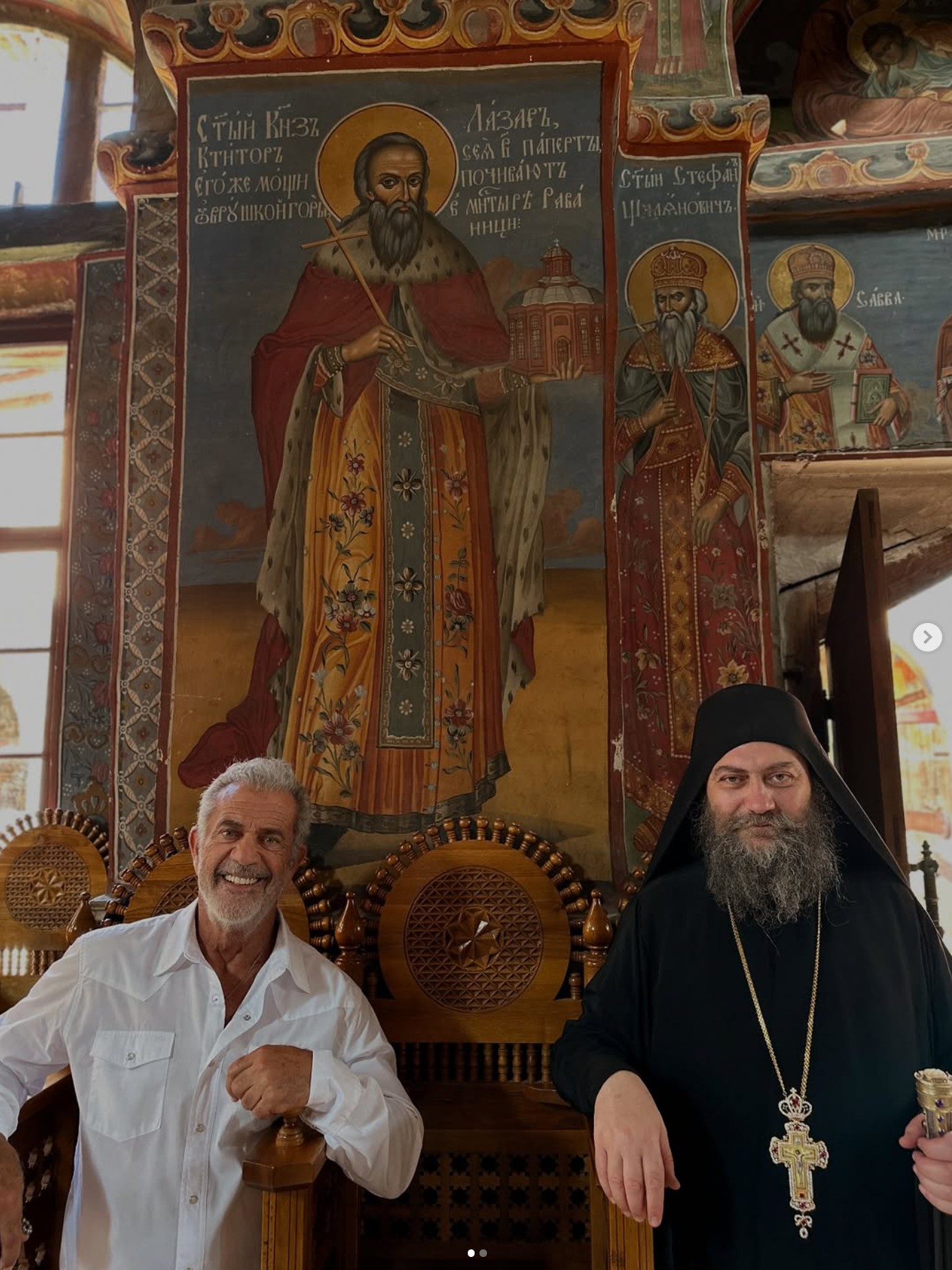 Mel Gibson în Athos la final - O Chilie Athonită: Bucurii din Sfântul Munte